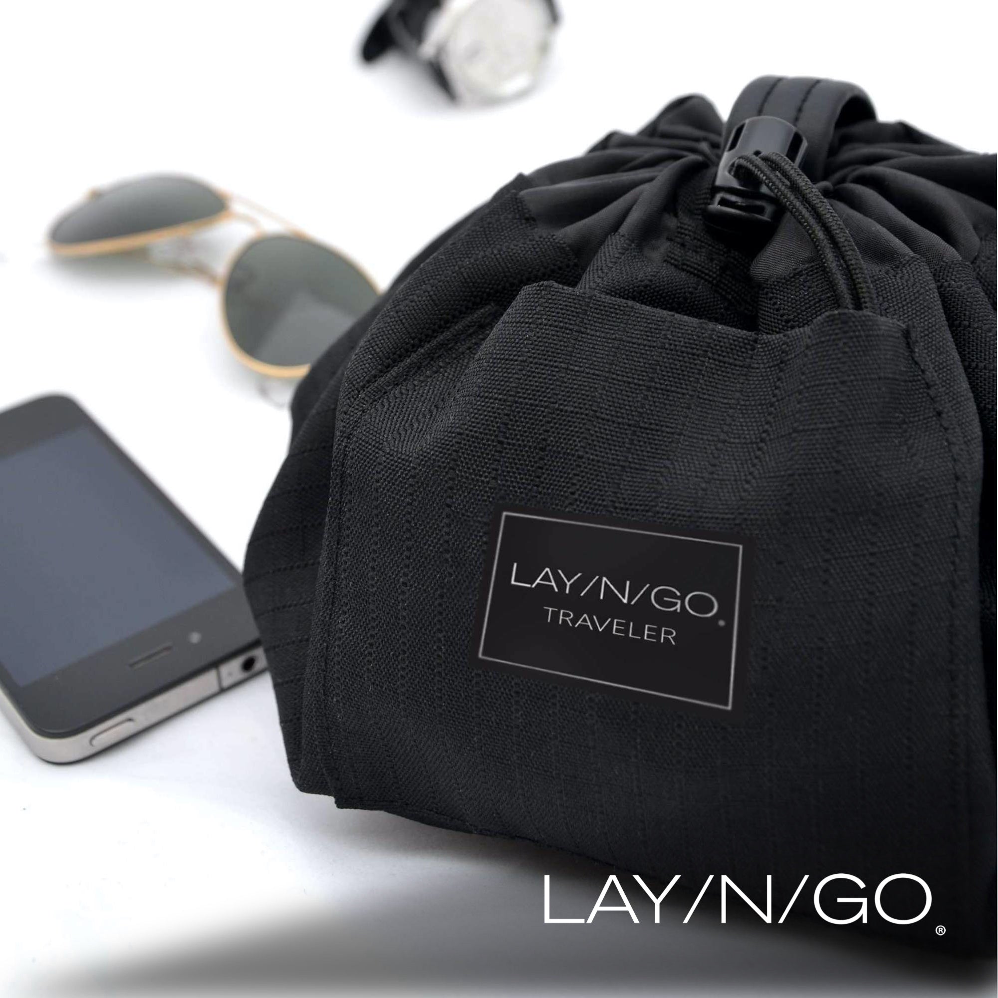 Carry on Travel Bag for Toiletries men/women TRAVELER (20") | Lay-n-Go ...